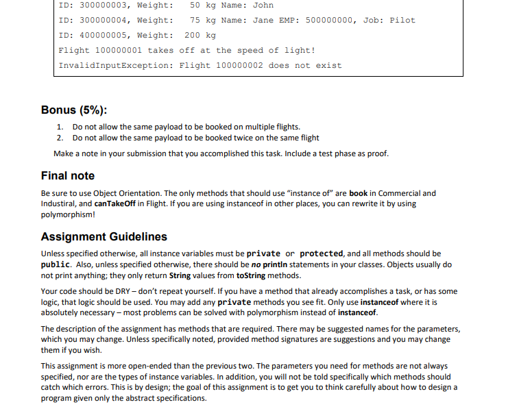 Solved It's a java program. Please don't copy-paste the | Chegg.com