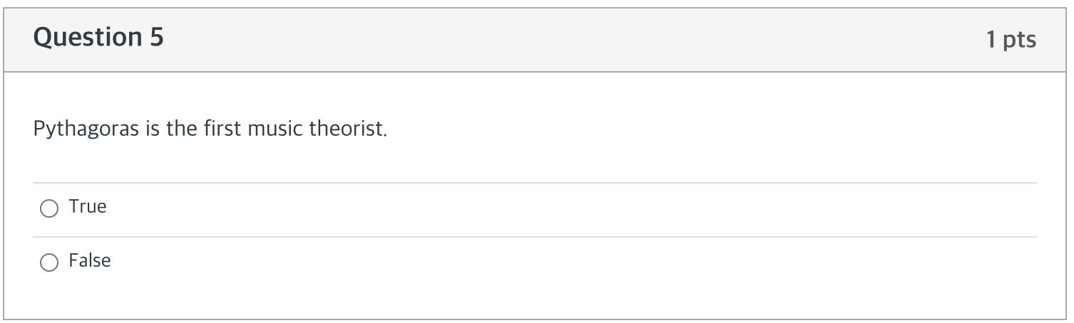 Solved Question 1 1 pts Pythagoras is the first vegetarian | Chegg.com