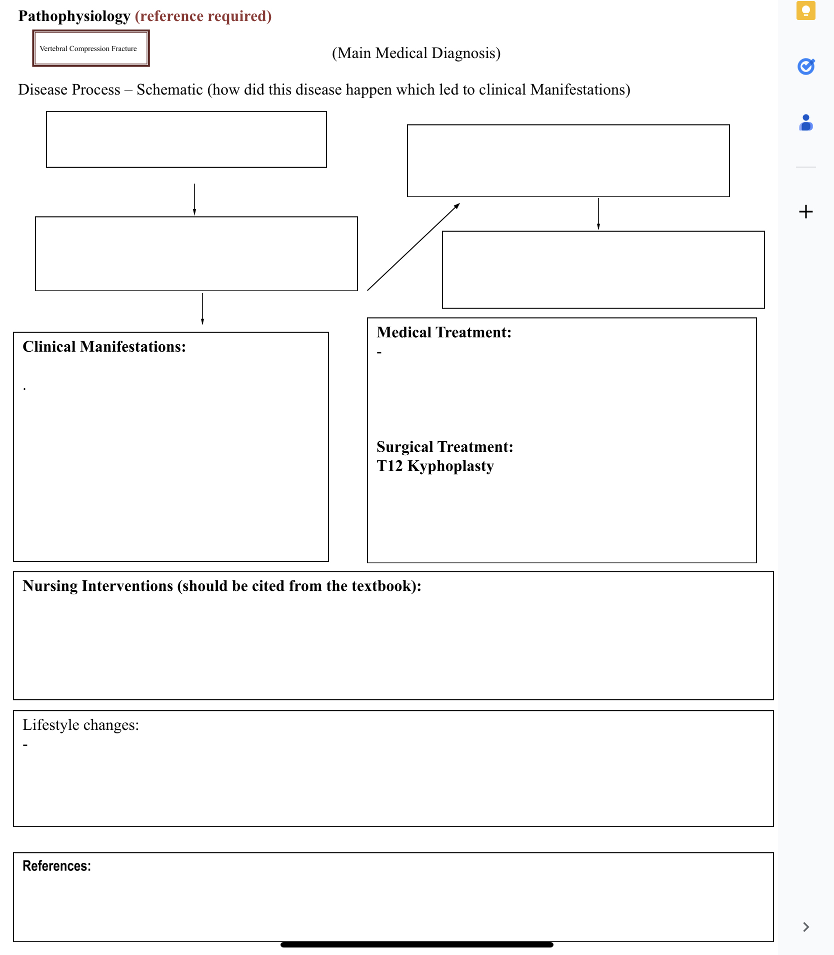 Solved Fill out the incomplete boxes below for the | Chegg.com