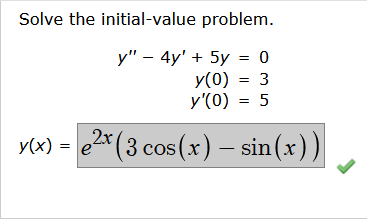 Solved Solve the initial-value problem. | Chegg.com