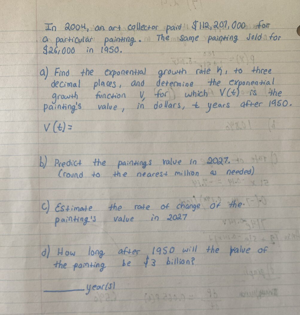 In 2004 , an art collector paid $112,207,000 for a | Chegg.com
