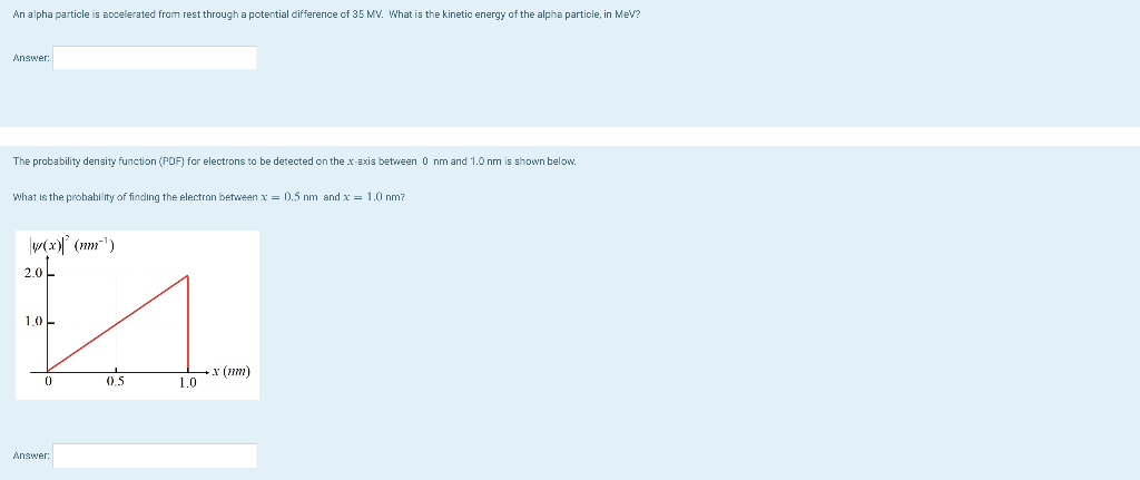 Solved An alpha particle is accelerated from rest through a | Chegg.com