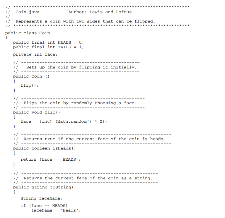 Solved Extra Credit: Perform exercise “Using the Coin Class” | Chegg.com