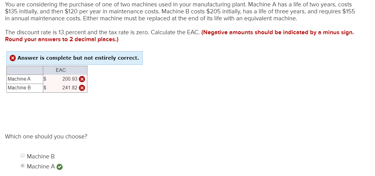 Solved You are considering the purchase of one of two | Chegg.com