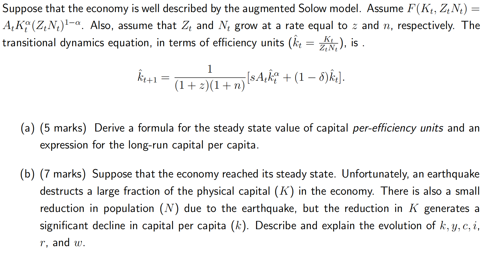 Solved (1) Describe the Solow's Productivity Paradox. | Chegg.com