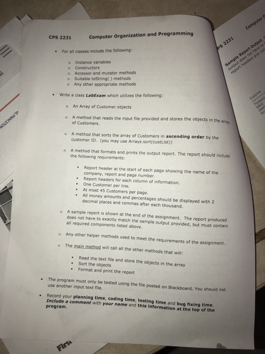 Solved CPS 2231 Computer Organization and Programming | Chegg.com