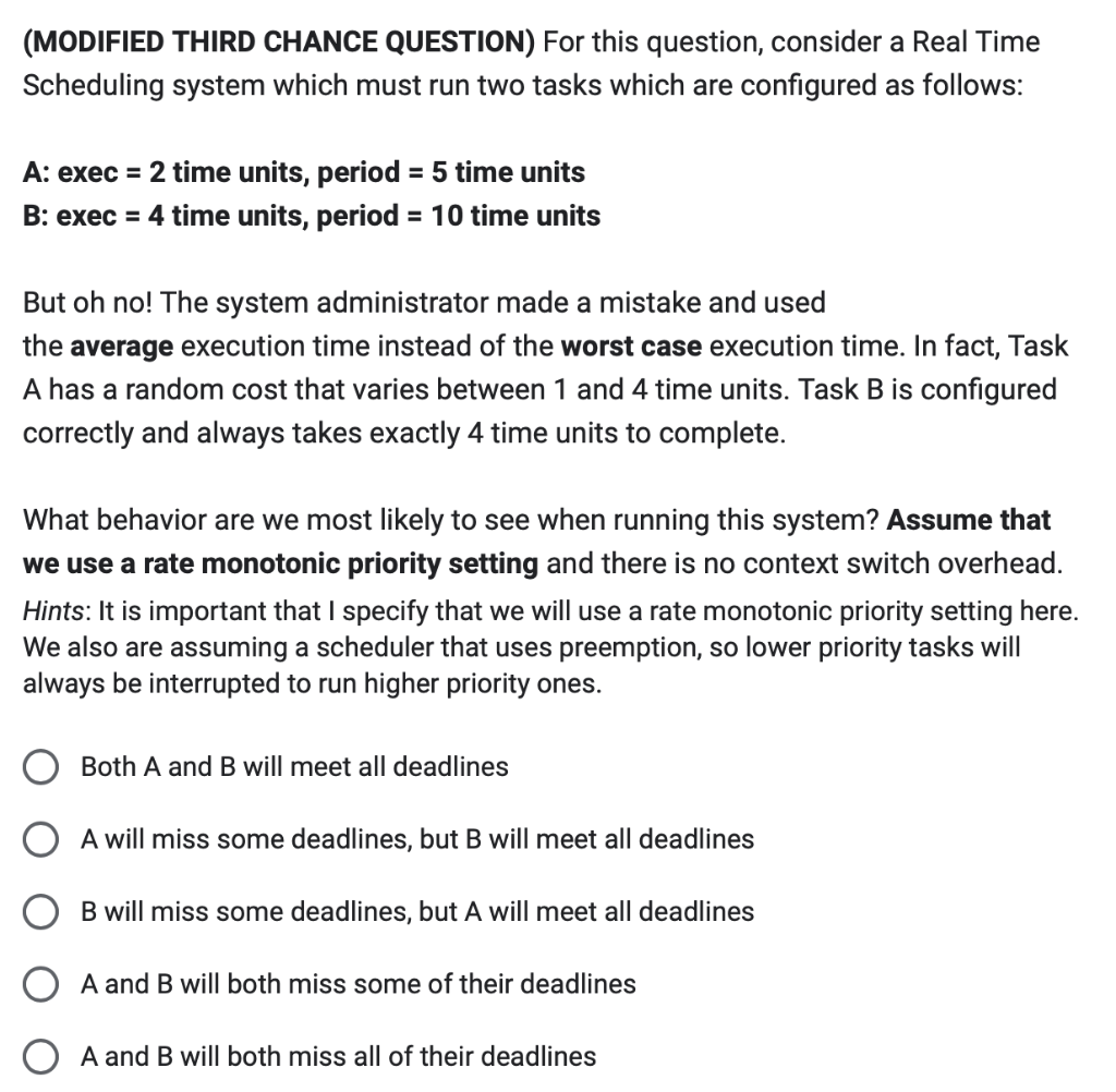 Solved (MODIFIED THIRD CHANCE QUESTION) For this question, | Chegg.com