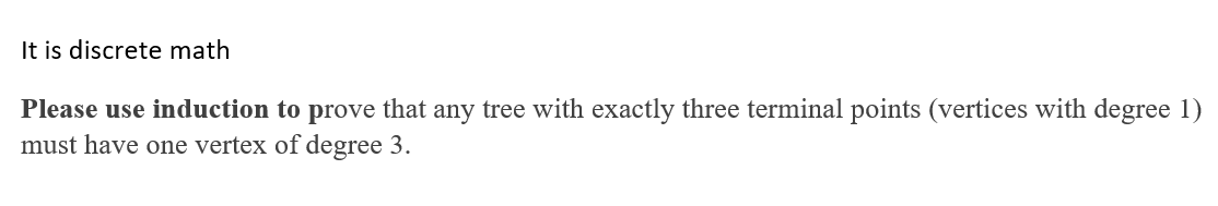 Solved It is discrete math Please use induction to prove | Chegg.com