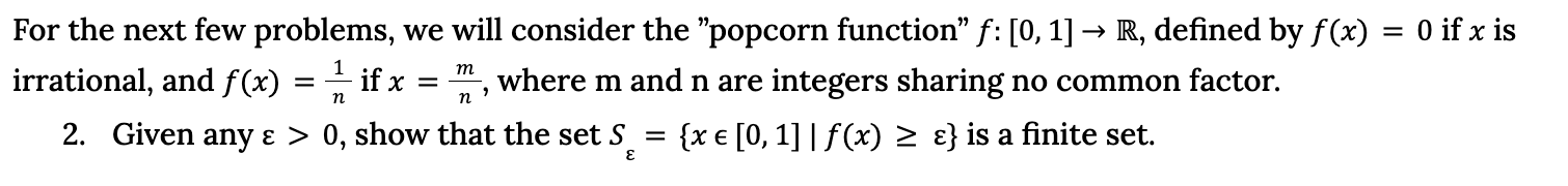 Solved For the next few problems, we will consider the | Chegg.com