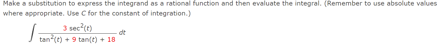 Solved Make a substitution to express the integrand as a | Chegg.com