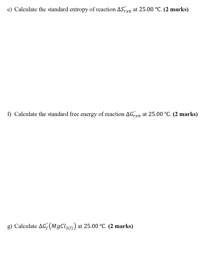 Solved Question 5. (35 marks) In the Kroll process, the | Chegg.com