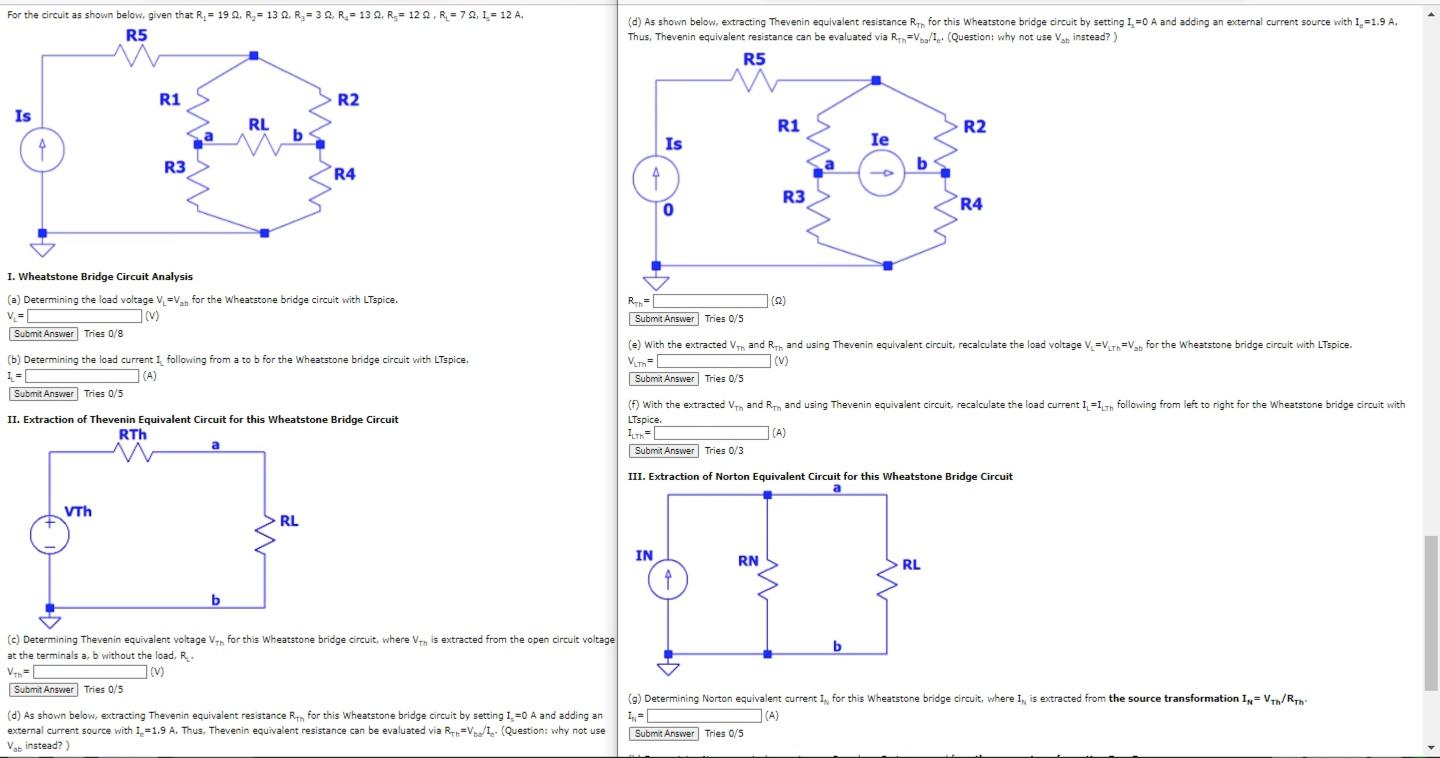 Solved Part B. Wheatstone Bridge Circuit with a Current | Chegg.com