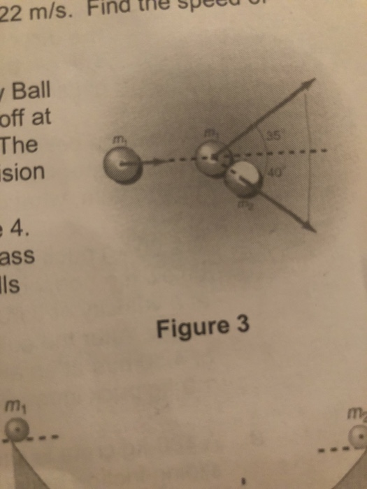 Solved As shown in Figure 3, Billiard Ball 2 is at rest when | Chegg.com