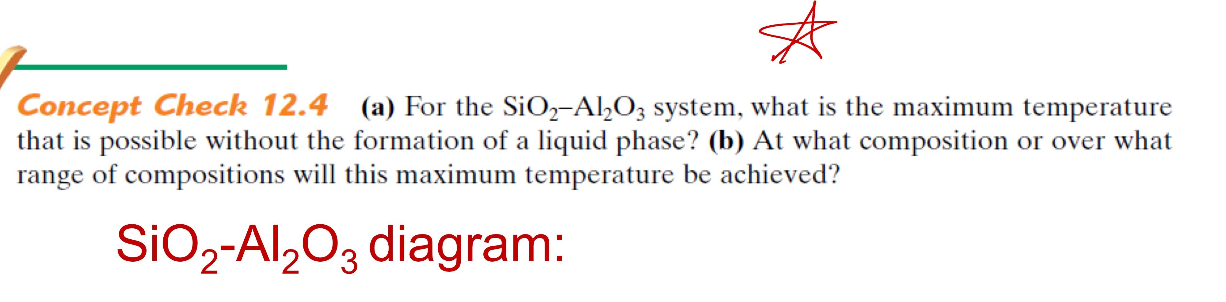 Solved Concept Check 12.4 (a) For the SiO2-A1,03 system, | Chegg.com