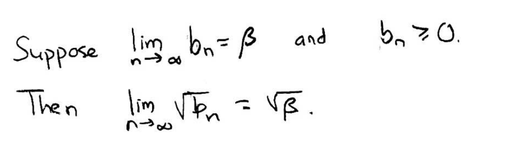 Solved and be 0. Suppose lim bn=ß Then lim vien auß. | Chegg.com