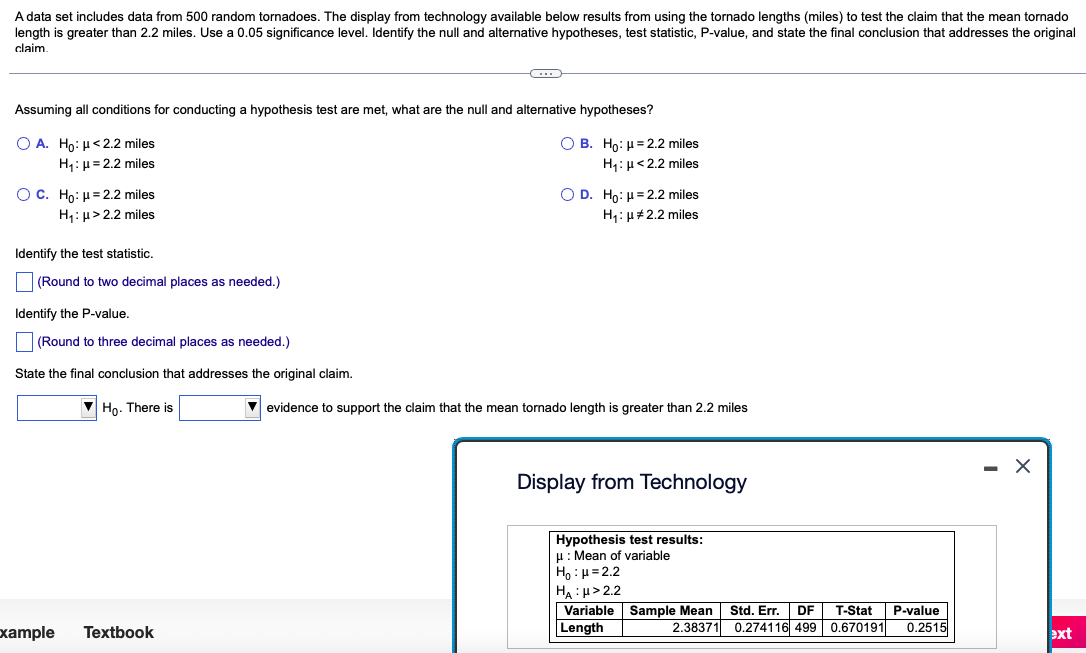 Solved A data set includes data from 500 random tornadoes. | Chegg.com