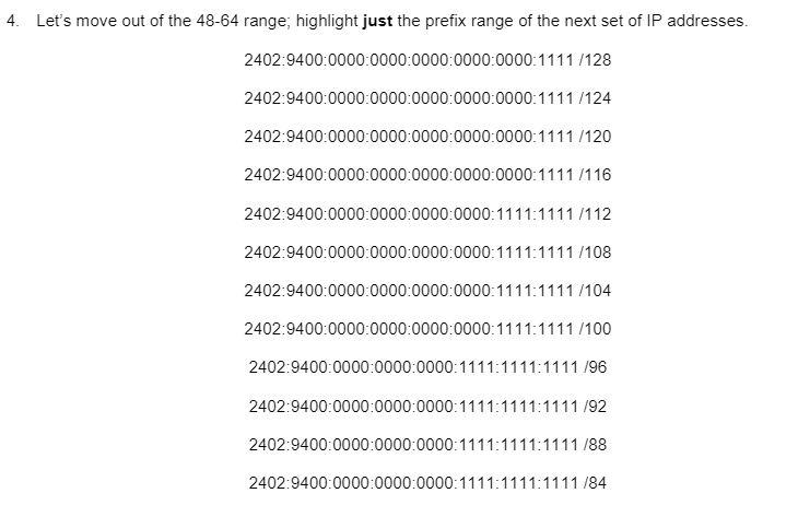 Solved 4. Let's move out of the 48-64 range, highlight just | Chegg.com