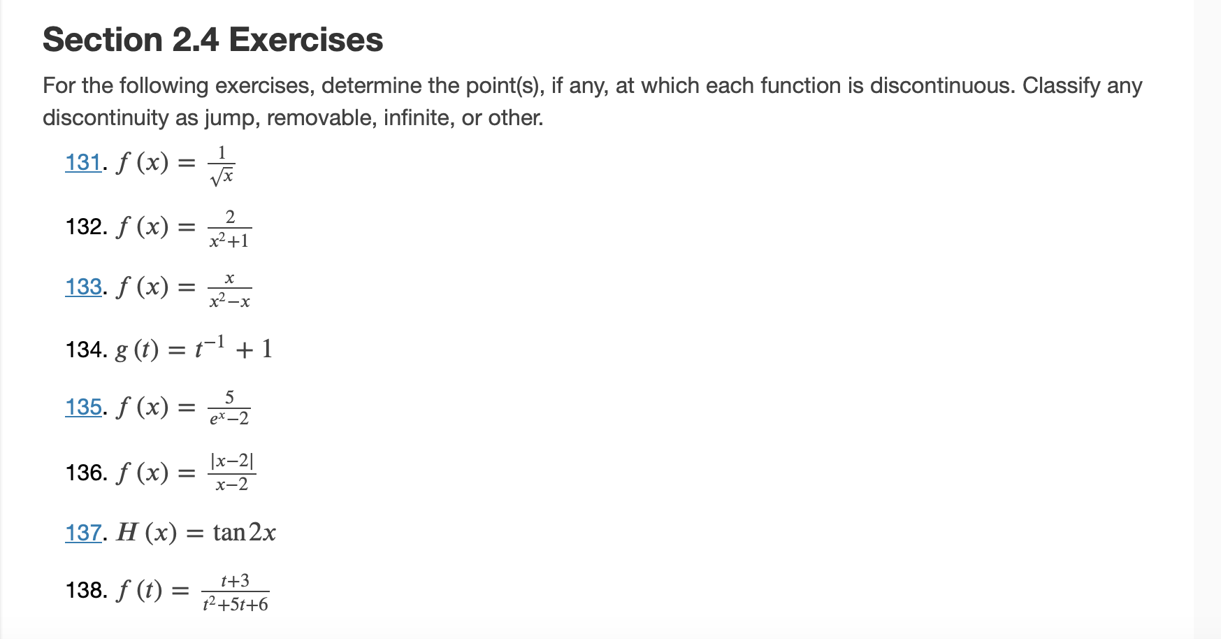 Solved please help with #138 | Chegg.com