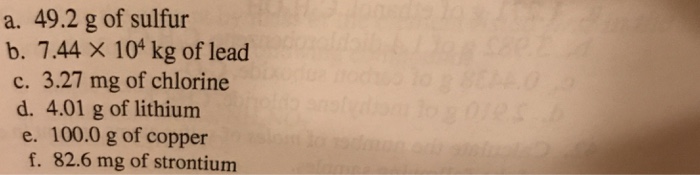 Solved Use the average atomic masses to calculate the number | Chegg.com