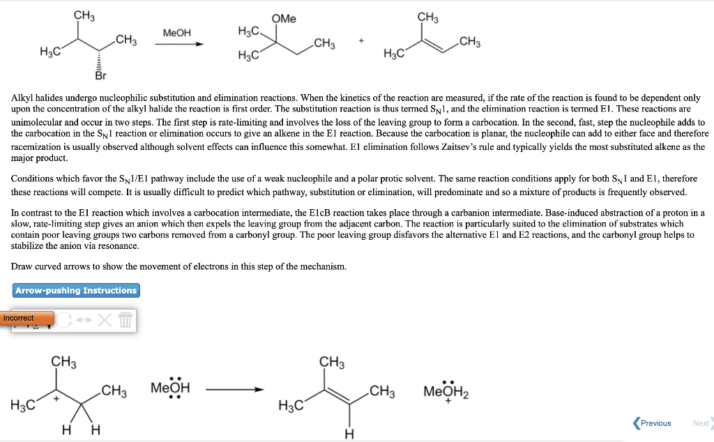 Solved CH3 CH3 Оме нс. MeOH CH3 CH3 CH3 H3C H3C H3C Br Alkyl | Chegg.com