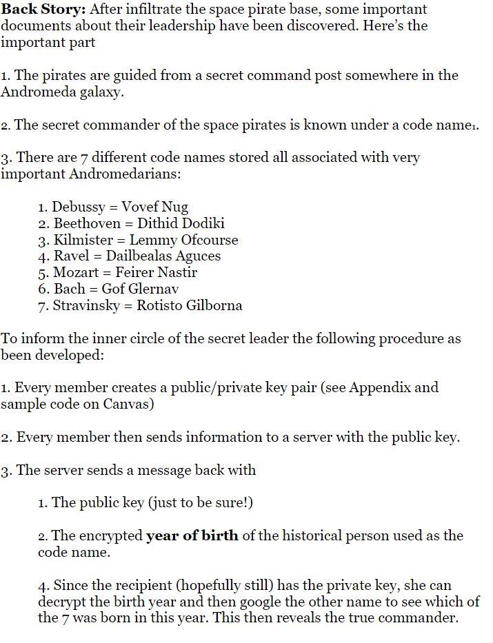 Back Story: After infiltrate the space pirate base, | Chegg.com