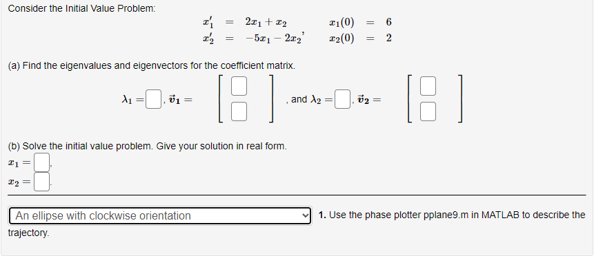 Solved Consider the Initial Value Problem: | Chegg.com