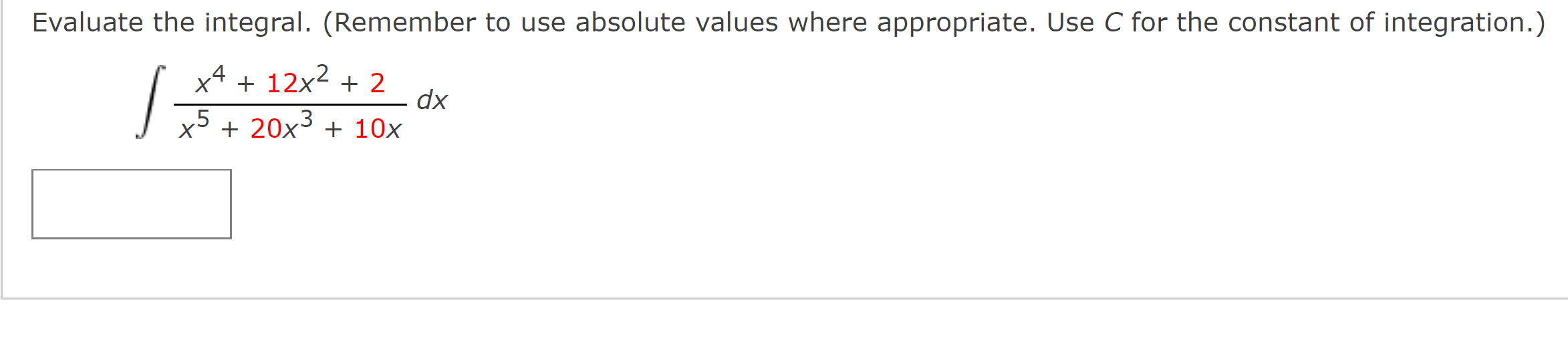 Solved Evaluate the integral. (Remember to use absolute | Chegg.com