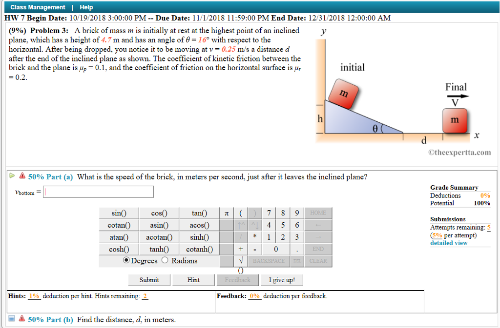 Solved Class Management Help HW 7 Begin Date: 10/19/2018 | Chegg.com