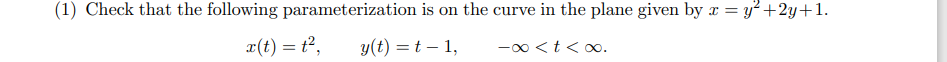 Solved wing parameterization is on the curve in the plane | Chegg.com