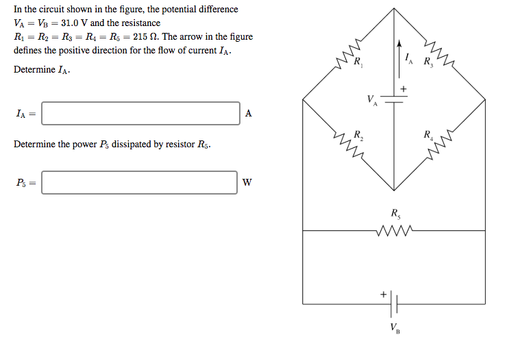 Solved In the circuit shown in the figure, the potential | Chegg.com