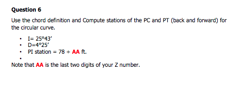 Solved Question 6 Use the chord definition and Compute | Chegg.com