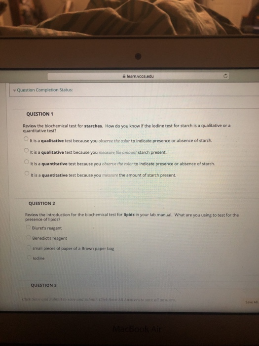 Solved learn.vccs.edu s Question Completion Status: QUESTION | Chegg.com