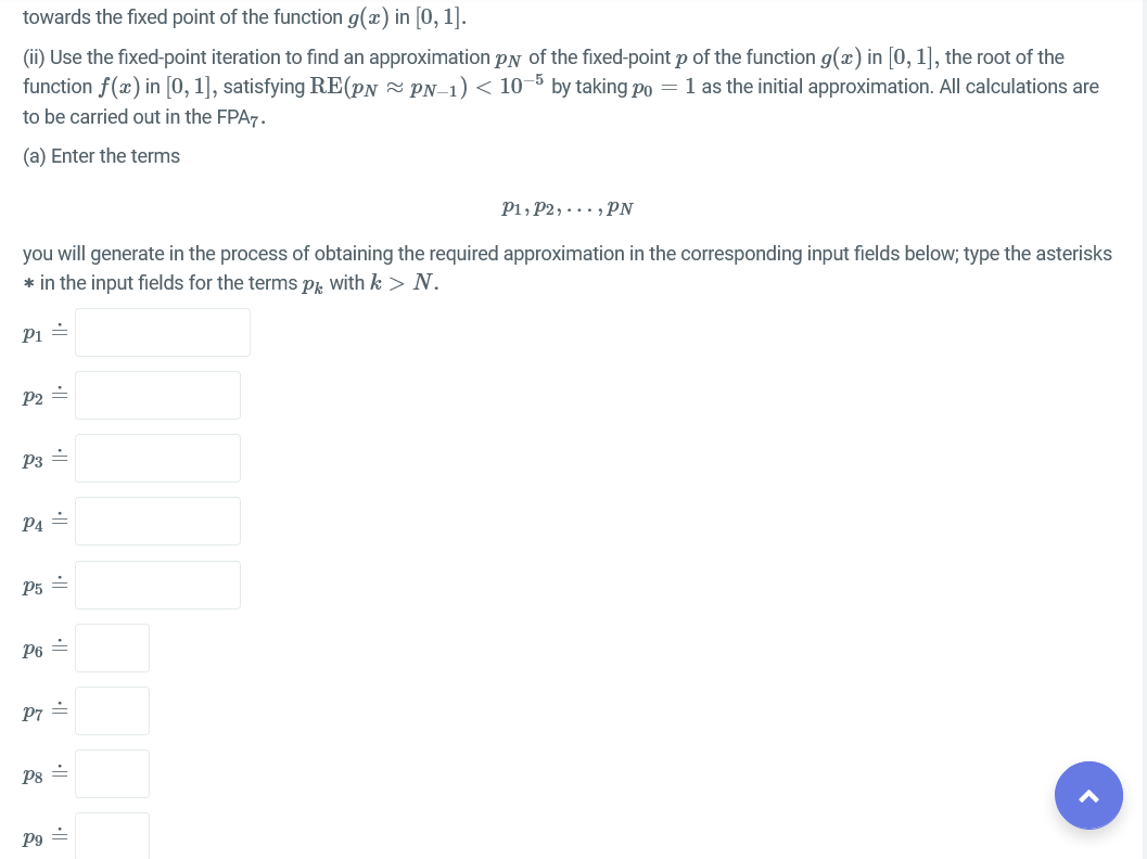 Solved (Fixed-Point Iteration). Consider the problem of | Chegg.com