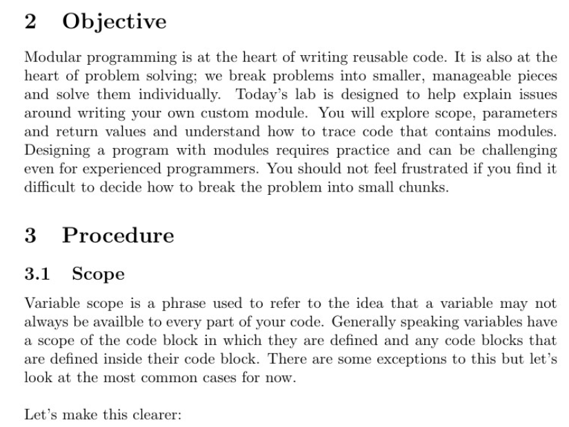 2 Objective Modular programming is at the heart of | Chegg.com