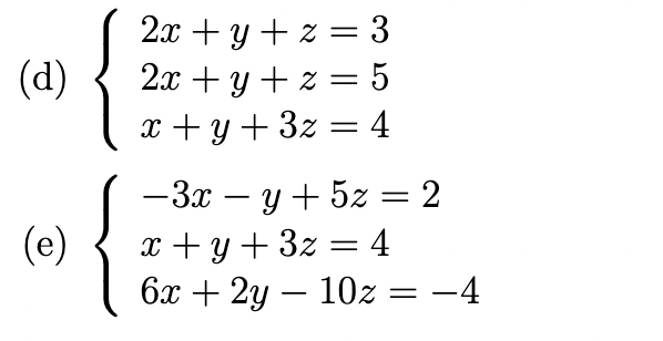 Solved Use An Augmented Matrix To Row Reduce The Given 