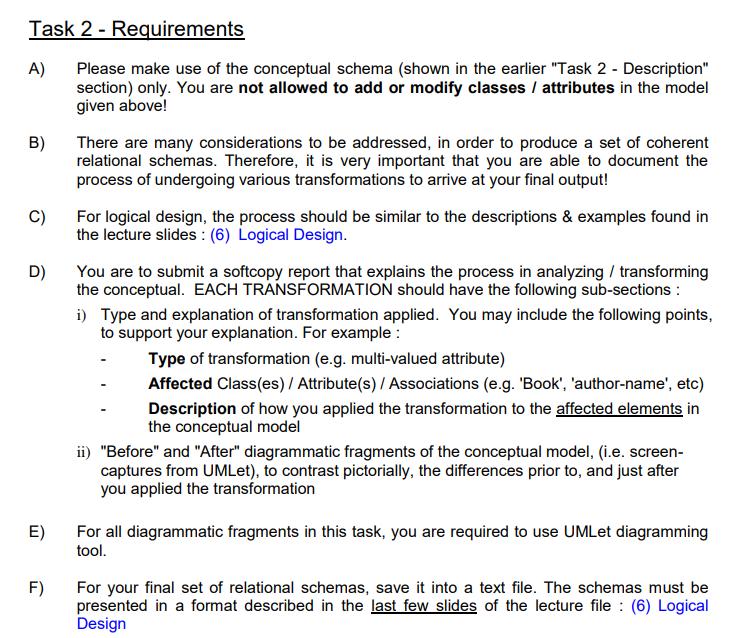 Solved Task 2 - Description Background You have just been | Chegg.com