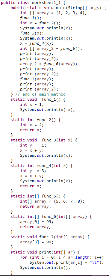 Solved What is the output of this code? You need to drag | Chegg.com