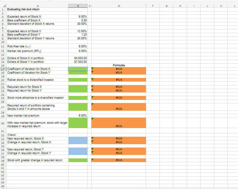 Solved collected in the Microsoft Excel Online file below. | Chegg.com