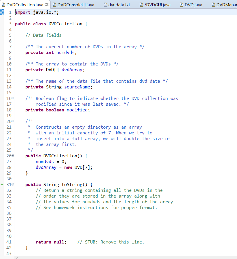 can some help me with this in java? I need to | Chegg.com
