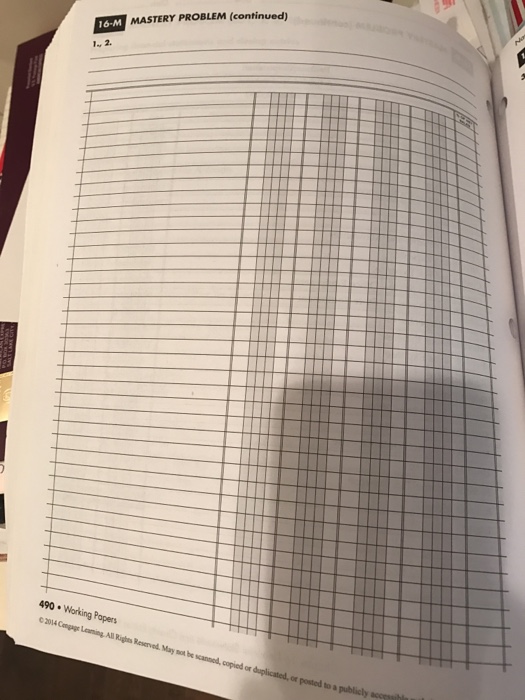 16-M Mastery Problem Preparing financial statements | Chegg.com