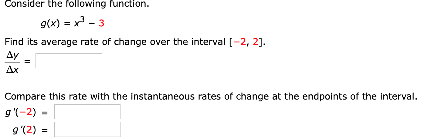Solved Consider the following function. g(x) = x3 3 Find its | Chegg.com