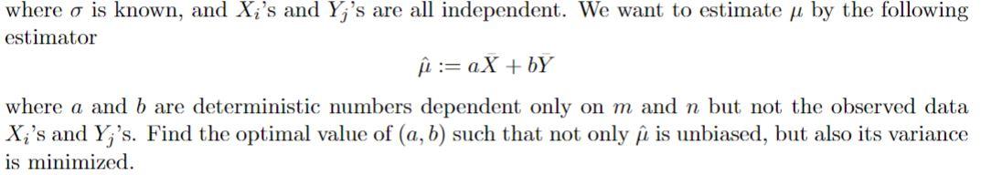 Solved Suppose X1,…,Xm∼iidN(μ,σ2) and | Chegg.com