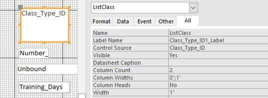 Solved Microsoft Access 2016 It's not showing values in the | Chegg.com