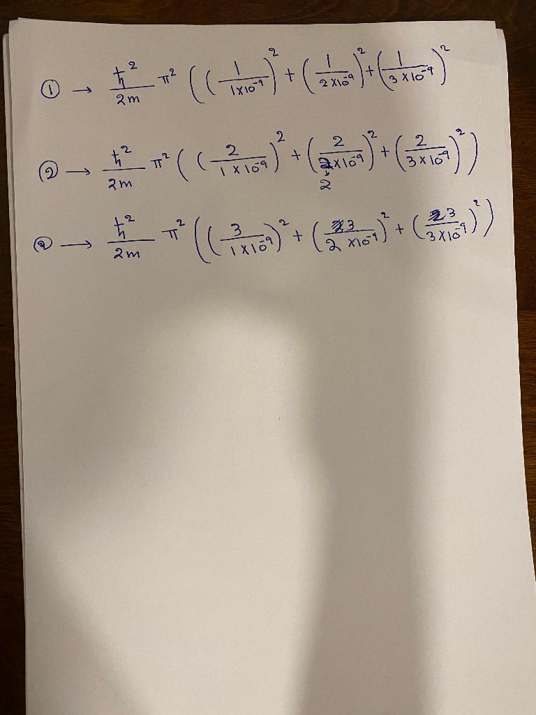 Solved Quantum Mechanics -3D infinite potential well. Can | Chegg.com