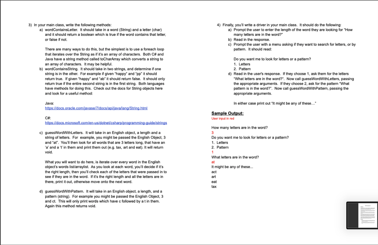 Solved CSE1322 Assignment 2 Background: Word guessing games | Chegg.com