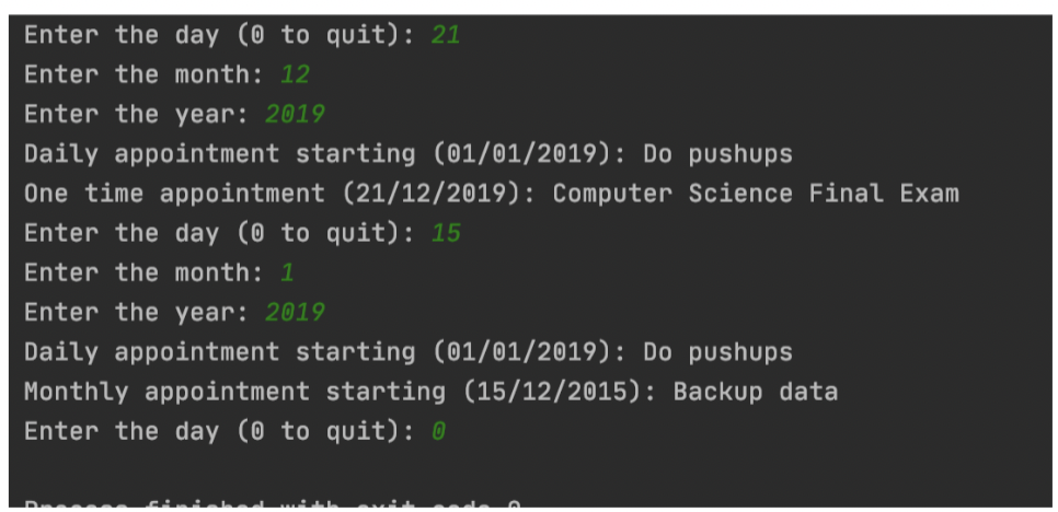 In Python: Implement a superclass Appointment and 3 | Chegg.com