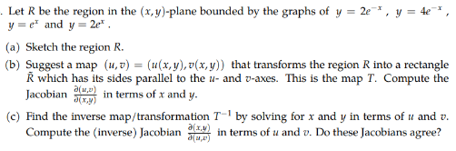 Solved Let R be the region in the (x,y)-plane bounded by the | Chegg.com