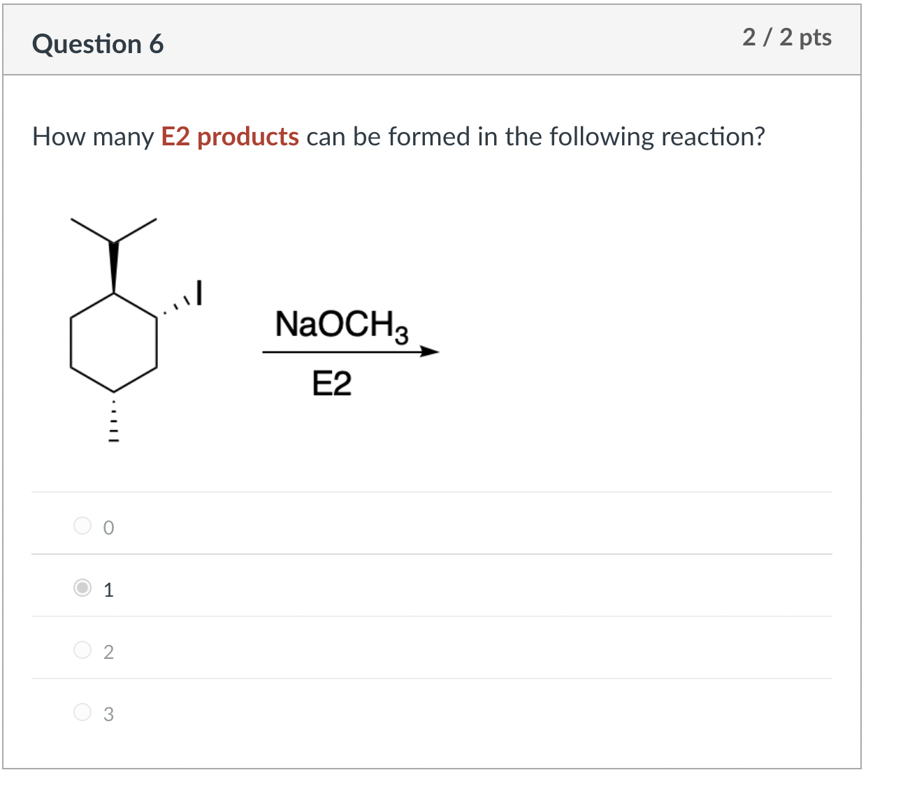 Solved by an EXPERT Question 6How many E2 ﻿products can be formed in the | Chegg.com