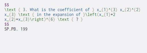 Solved $$ \text { 3. What is the coefficient of } x_{1}^{3} | Chegg.com