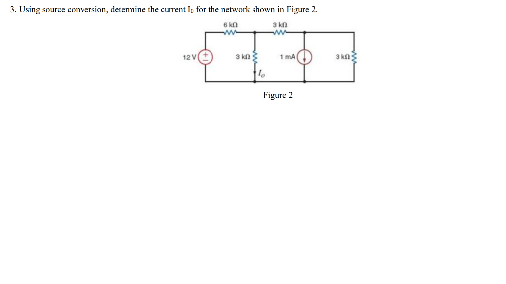Solved 3. Using source conversion, determine the current Io | Chegg.com